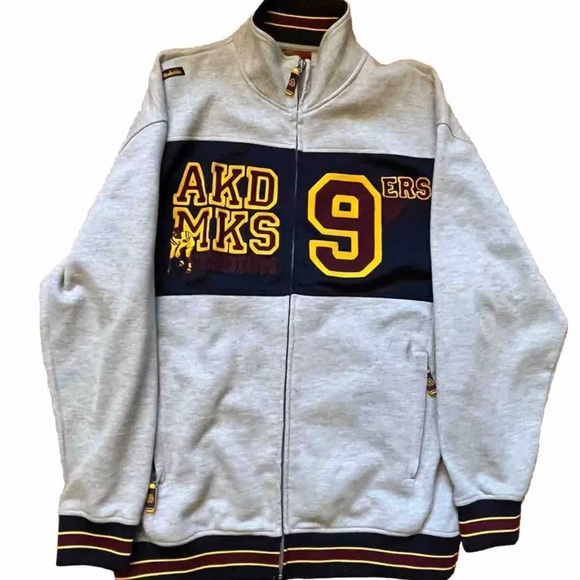 Akademiks | Jackets & Coats | Akademiks Stadium Jacket Grey Maroon Red ...